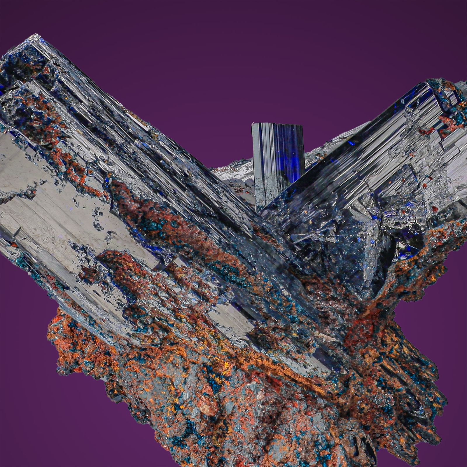 Wendel-Minerals | Item: 170 - Azurite-Tsumeb Mine | Tsumeb | Otjikoto ...