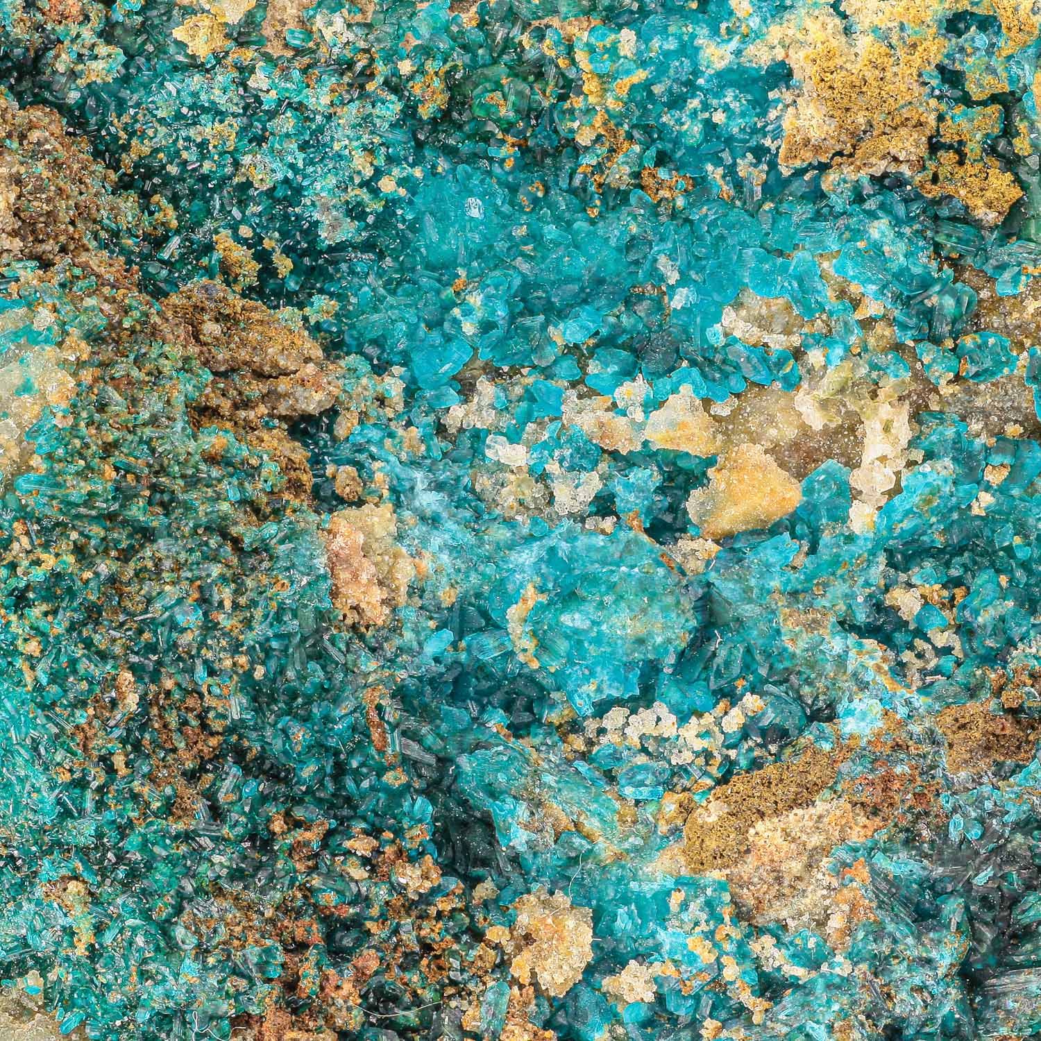 Wendel-Minerals | Item: 2224 - Caledonite-Rowley Mine | Painted Rock ...