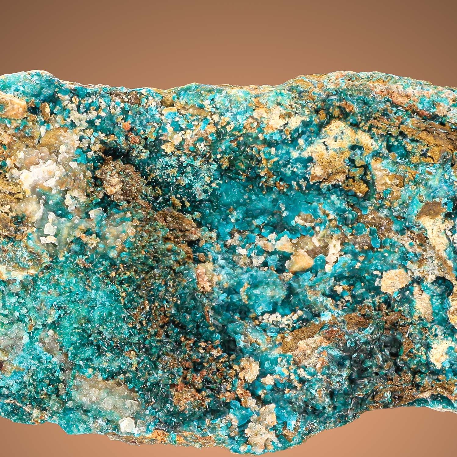 Wendel-Minerals | Item: 2224 - Caledonite-Rowley Mine | Painted Rock ...