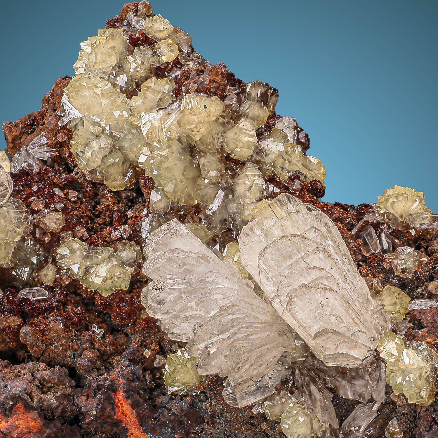 Wendel-Minerals | Item: 2472 - Hemimorphite -Ojuela Mine | Mapimi ...