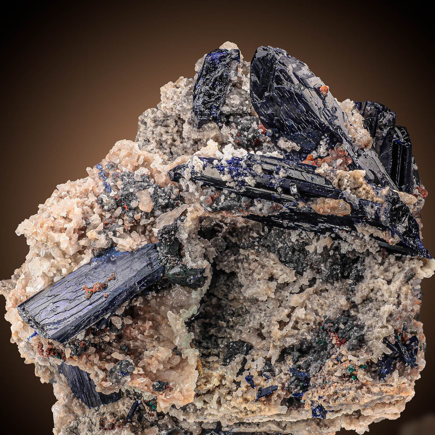 Wendel-Minerals | Item: 2477 - Azurite-Tsumeb Mine | Tsumeb | Otjikoto ...