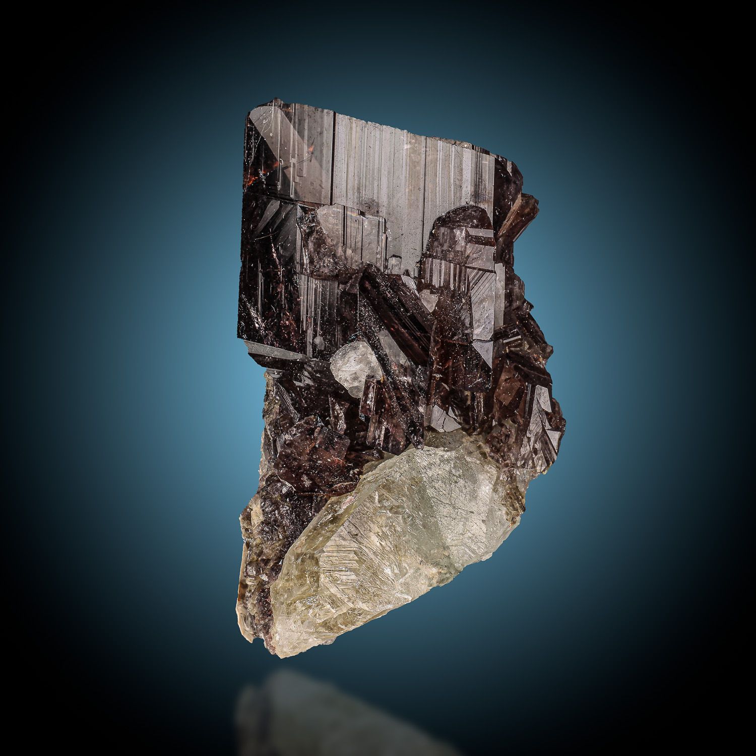 Wendel-Minerals | Item: 2587 - Axinite-(Fe)-La Gardette | Bourg d ...
