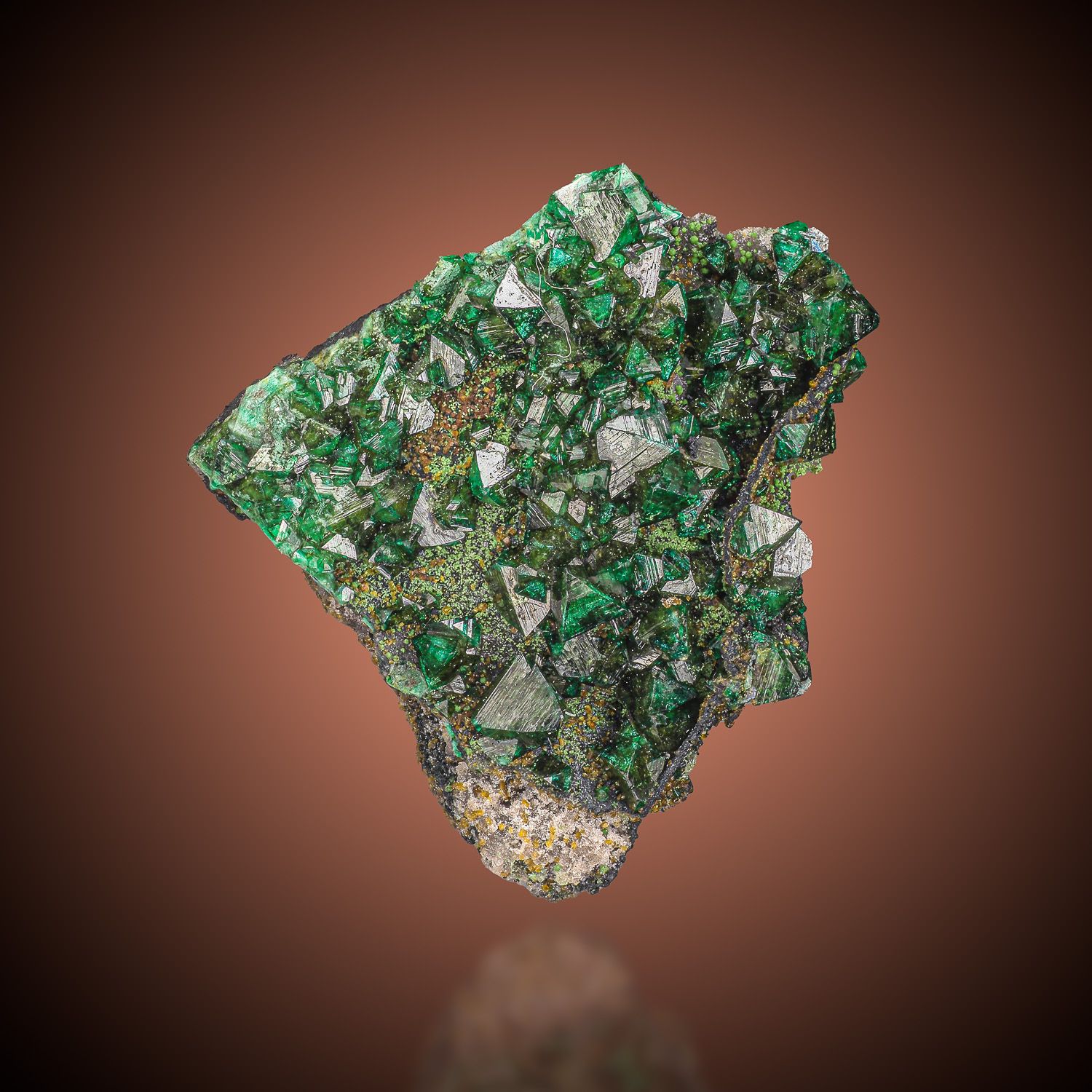 Wendel-Minerals | Item: 2449 - Libethenite-Star of Congo Mine ...