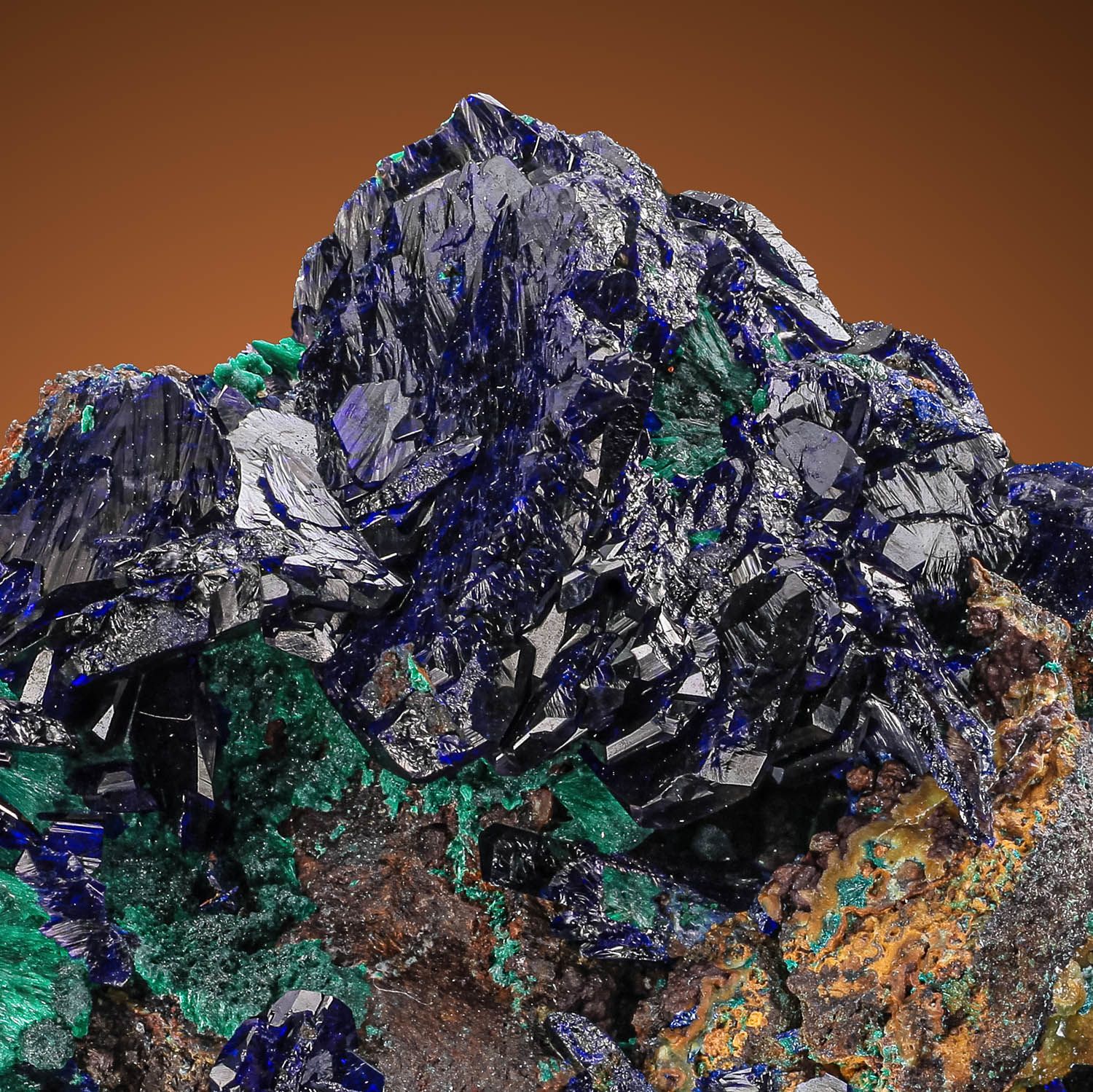 Wendel-Minerals | Item: 2680 - Azurite-Copper Queen Mine | Bisbee ...