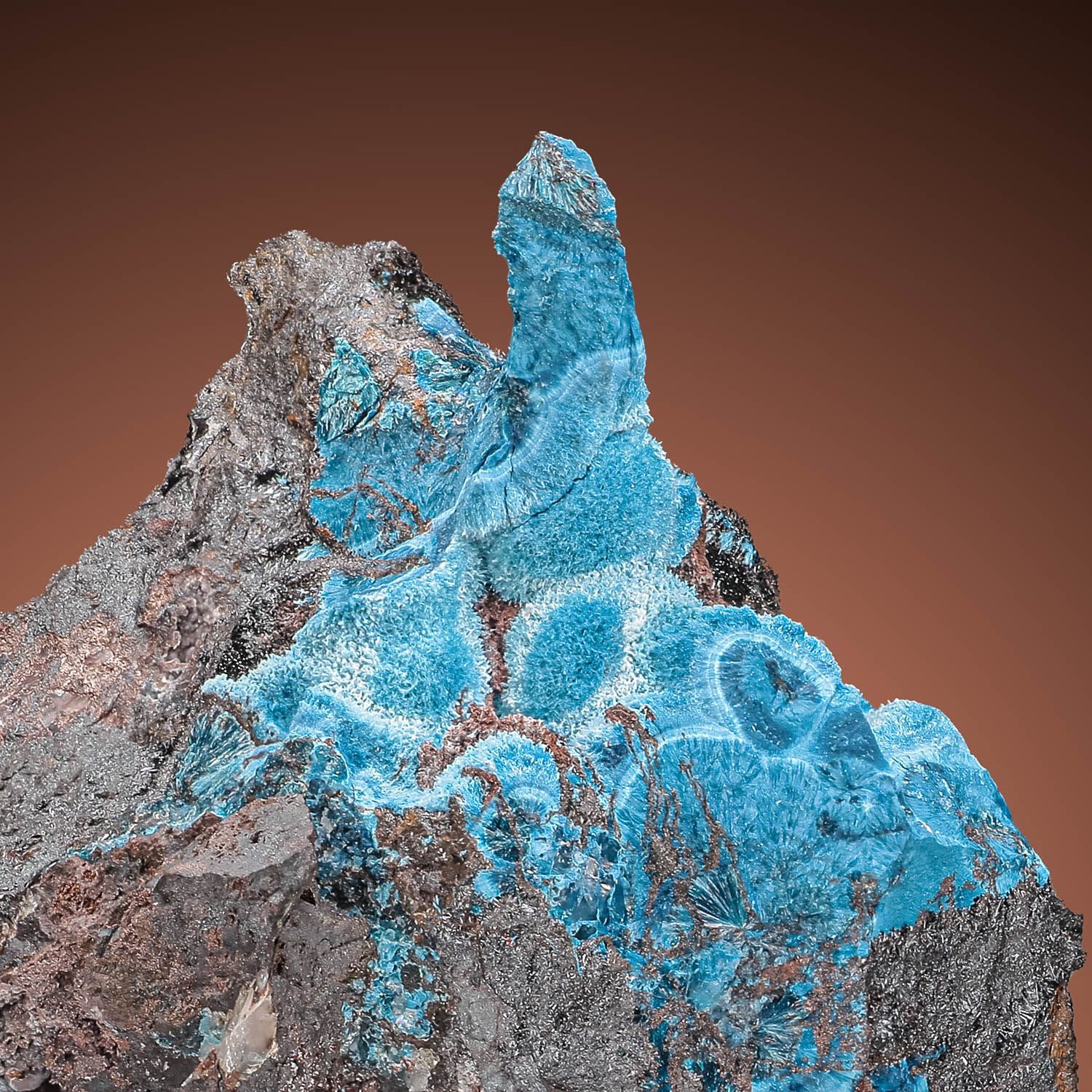 Wendel-Minerals | Item: 2823 - Shattuckite-Omaue | Kaokoveld | Kunene ...