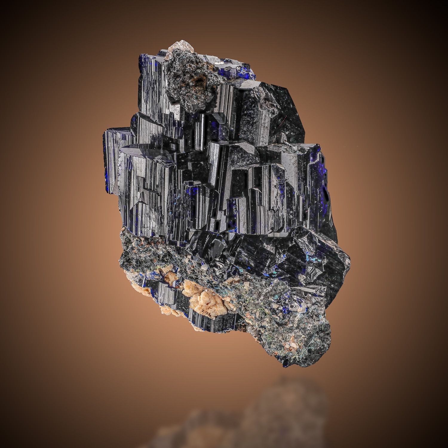 Wendel-Minerals | Item: 2851 - Azurite-Tsumeb Mine | Tsumeb | Otjikoto ...