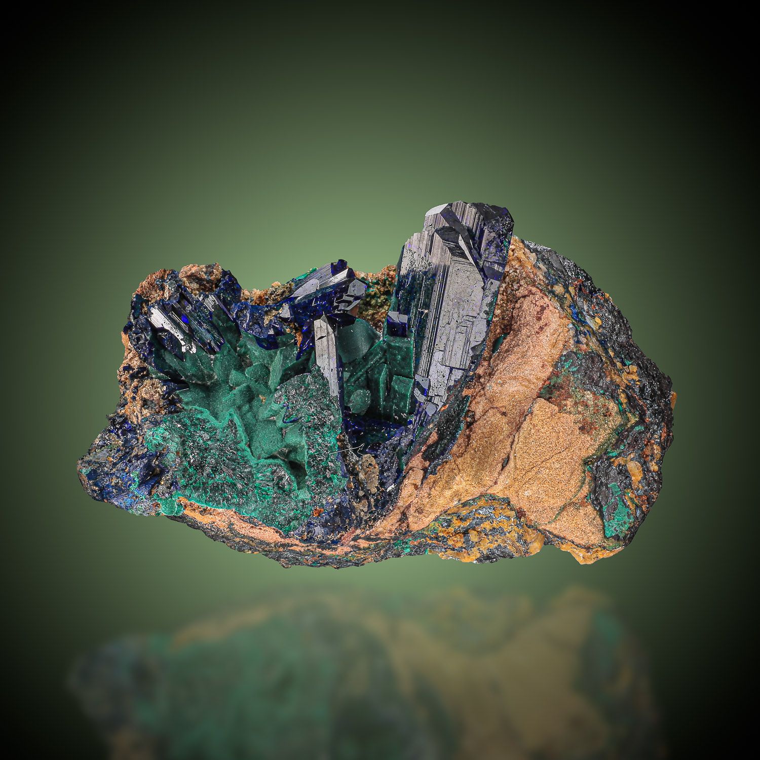 Wendel-Minerals | Item: 2634 - Azurite-Tsumeb Mine | Tsumeb | Otjikoto ...