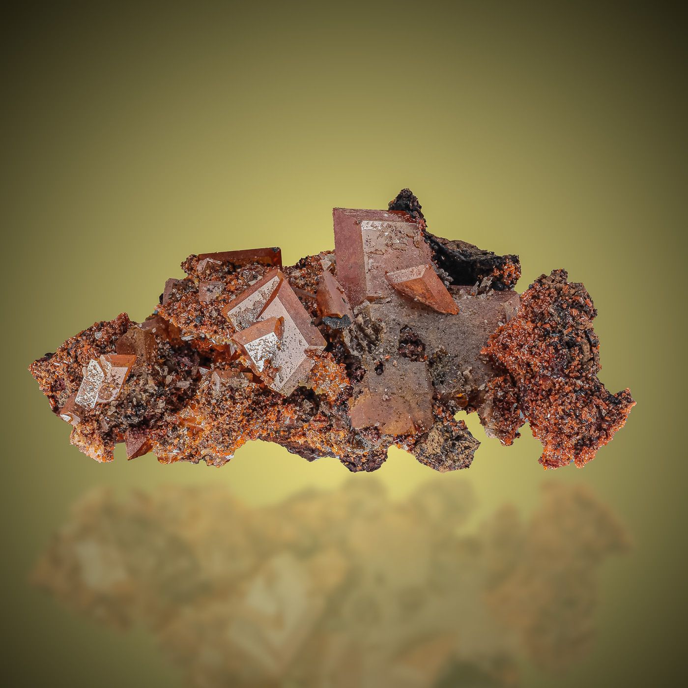 Wendel-Minerals | Item: 642 - Wulfenite-Red Cloud Mine | Silver ...
