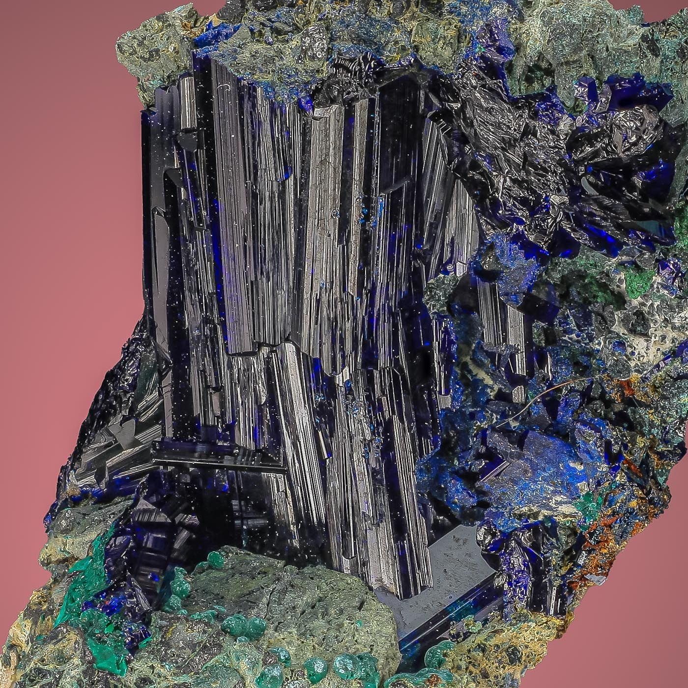 Wendel-Minerals | Item: 698 - Azurite-Tsumeb Mine | Tsumeb | Otjikoto ...