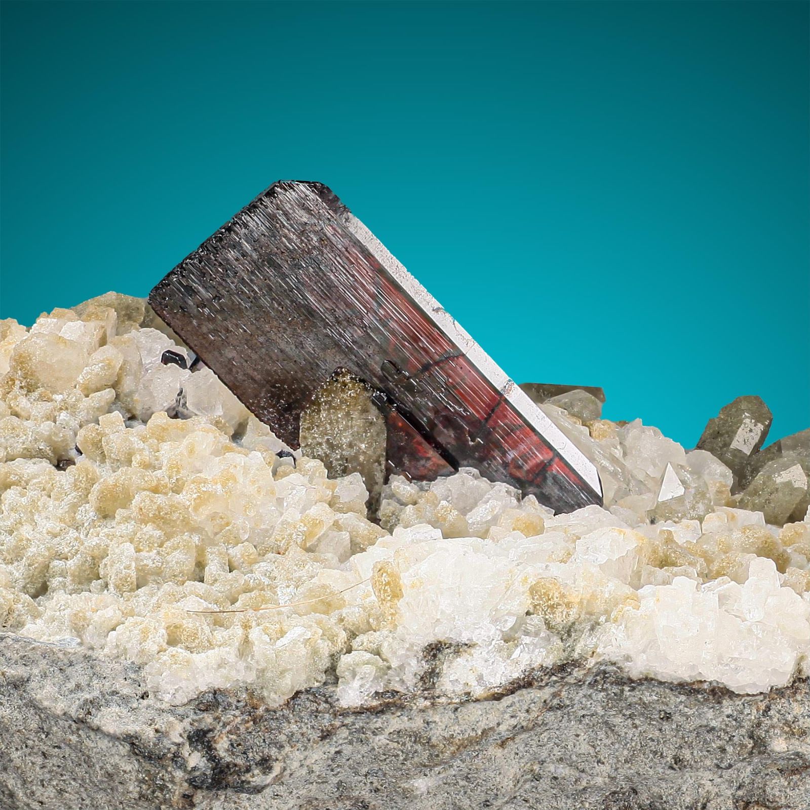 Wendel-Minerals | Item: 1096 - Brookite-Zard Mt. | Ras Koh Mts ...