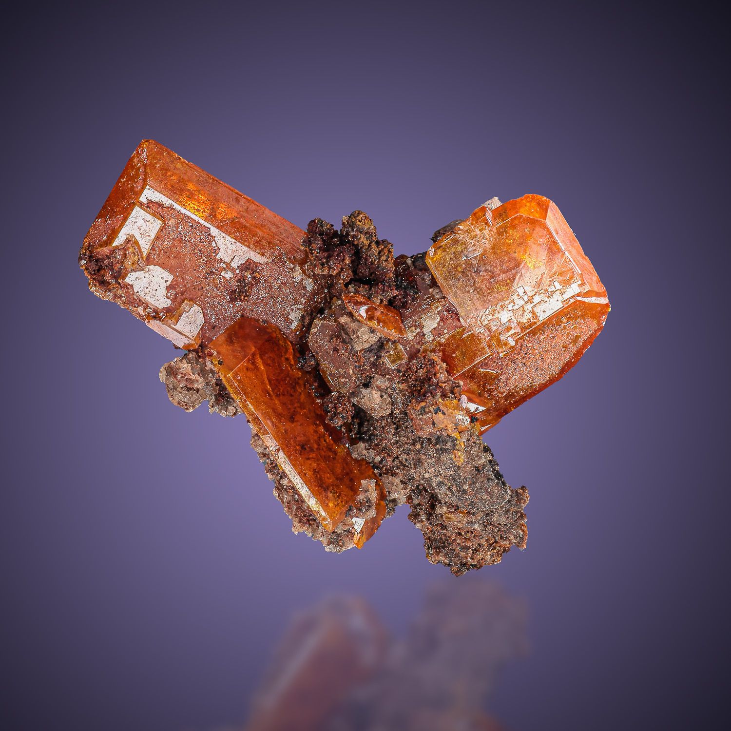 Wendel-Minerals | Item: 1430 - Wulfenite-Red Red Cloud Mine | Silver ...