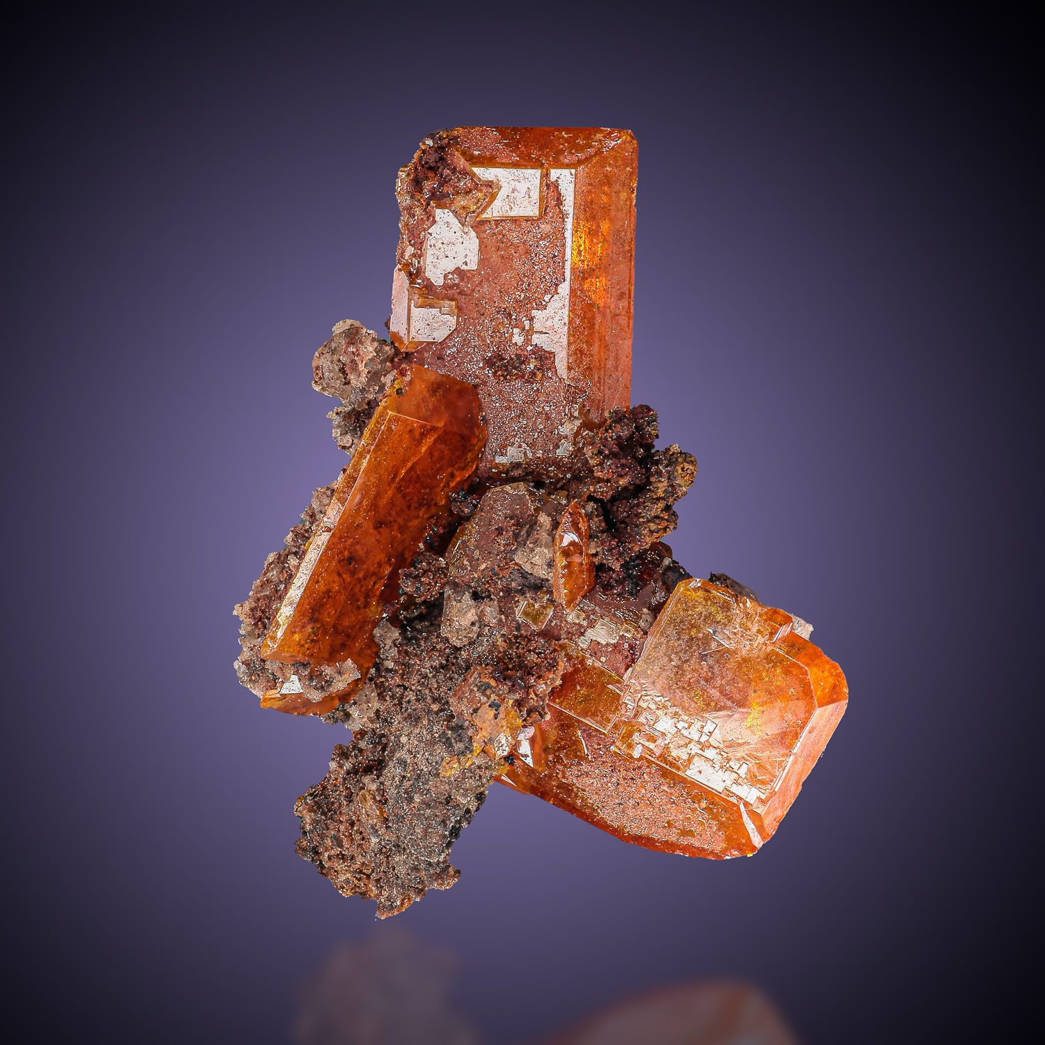 Wendel-Minerals | Item: 1430 - Wulfenite-Red Red Cloud Mine | Silver ...