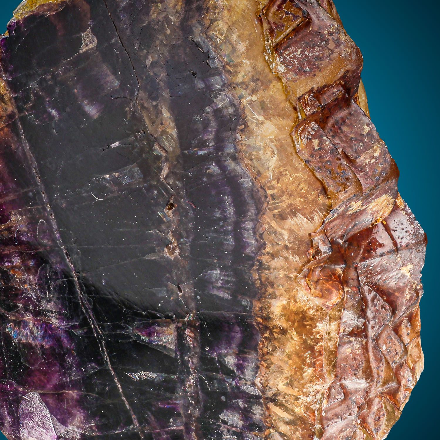Wendel-Minerals | Item: 1924 - Fluorite-Blue John Mine (Blue John ...