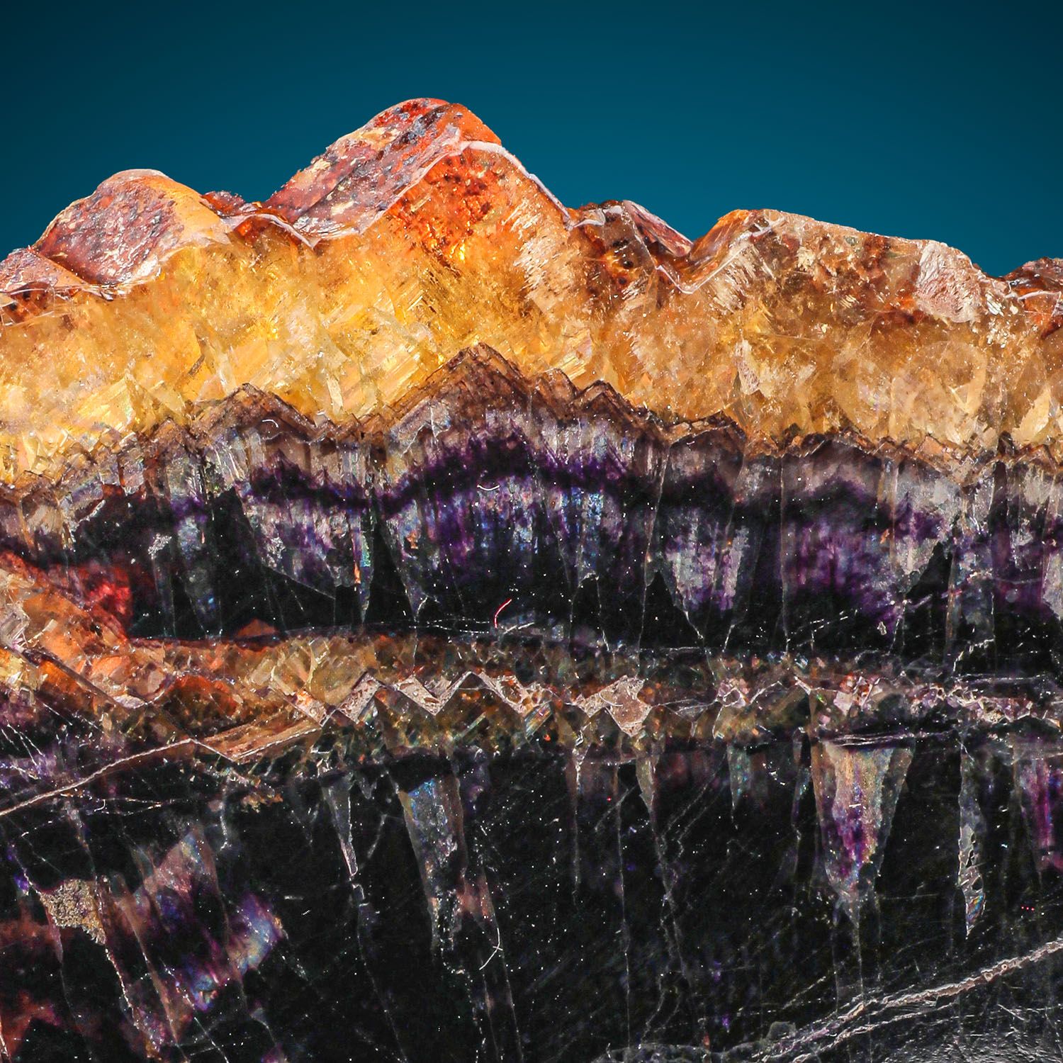 Wendel-Minerals | Item: 1924 - Fluorite-Blue John Mine (Blue John ...