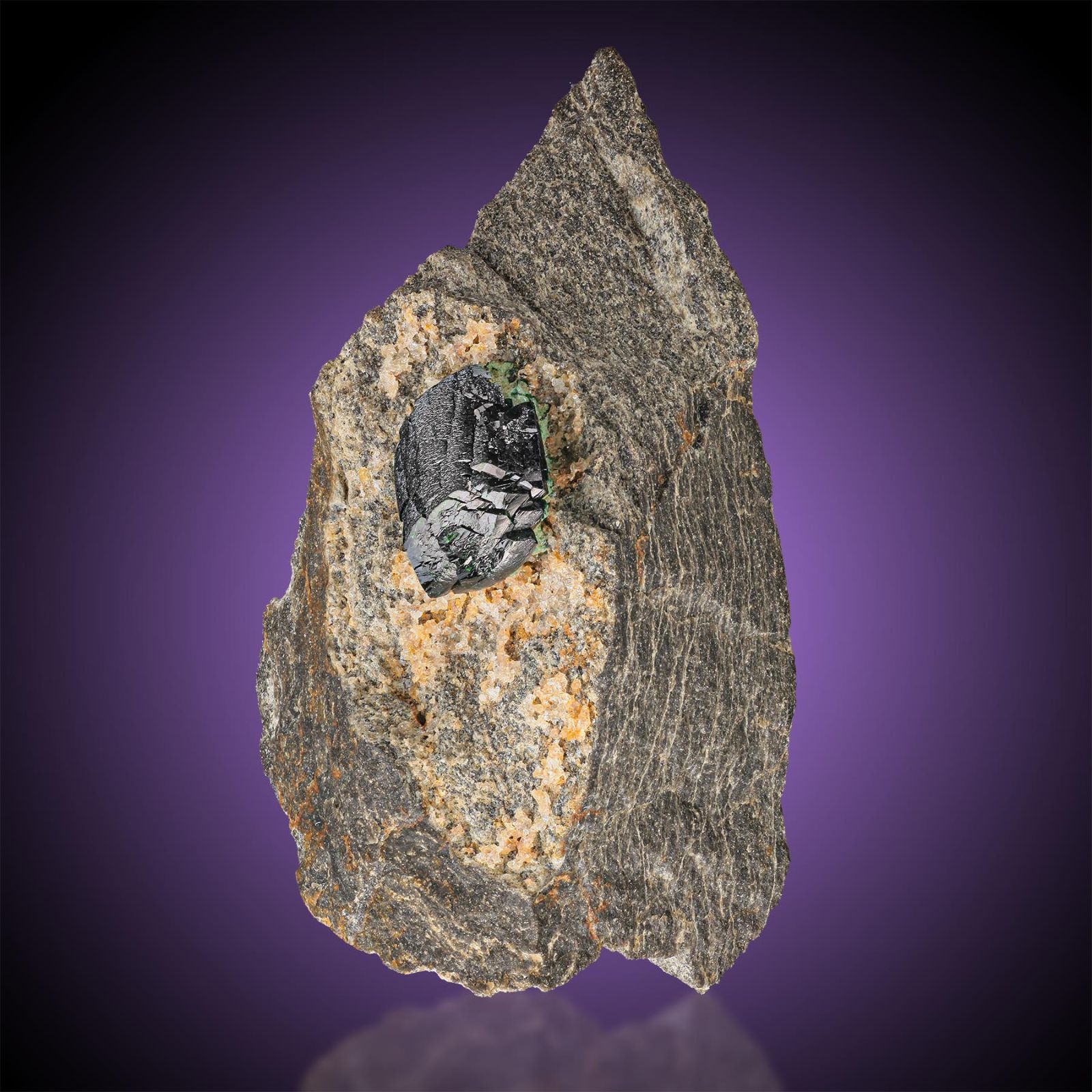 Wendel-Minerals | Item: 2004 - Libethenite-Broken Hill Mine (Kabwe Mine ...