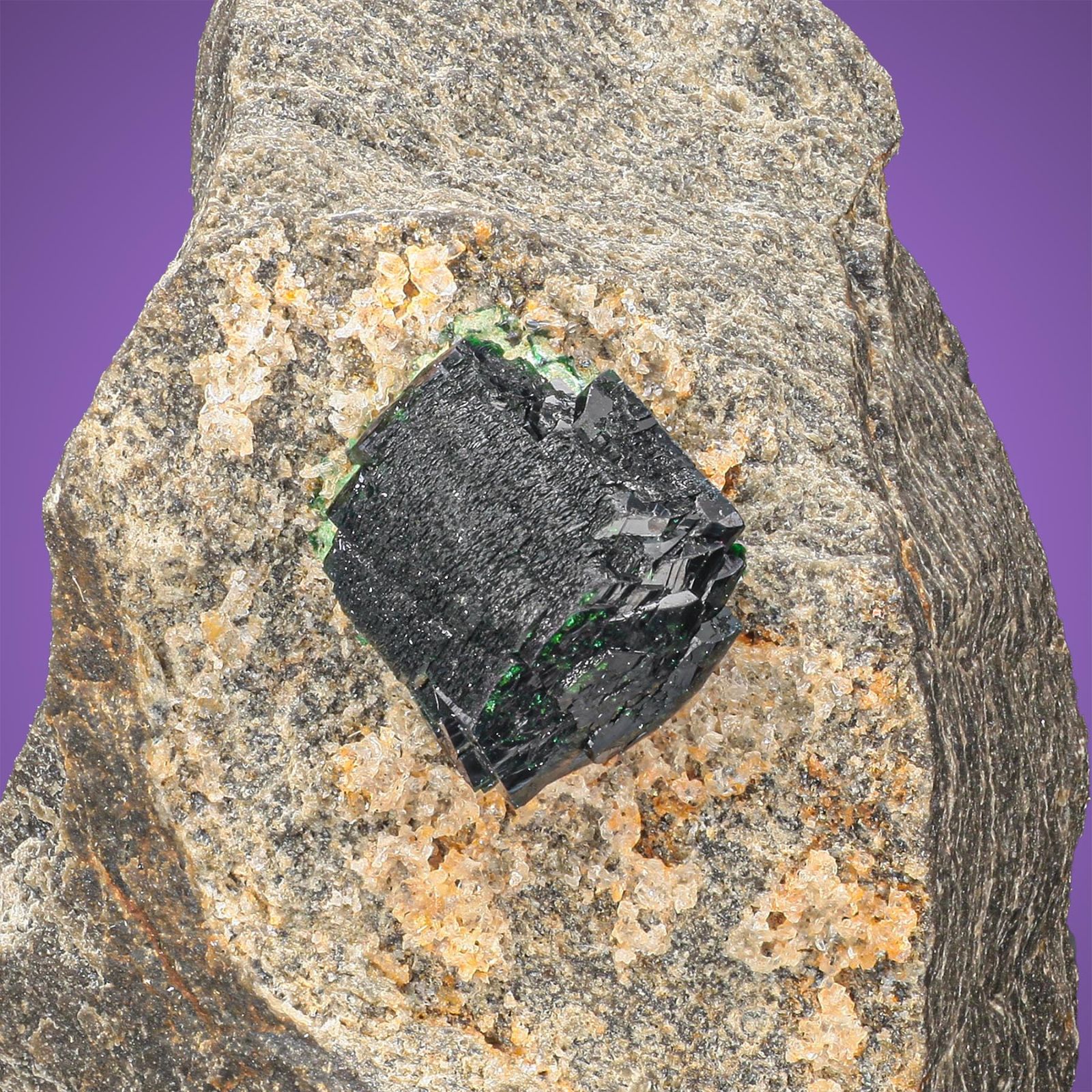 Wendel-Minerals | Item: 2004 - Libethenite-Broken Hill Mine (Kabwe Mine ...