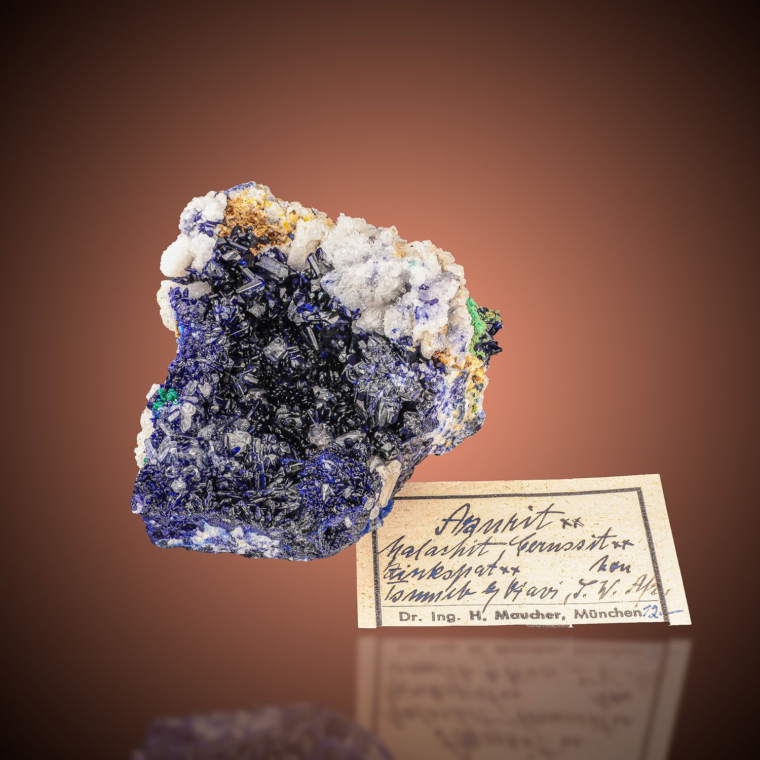 Wendel-Minerals | Item: 2134 - Azurite-Tsumeb Mine | Tsumeb | Otjikoto ...