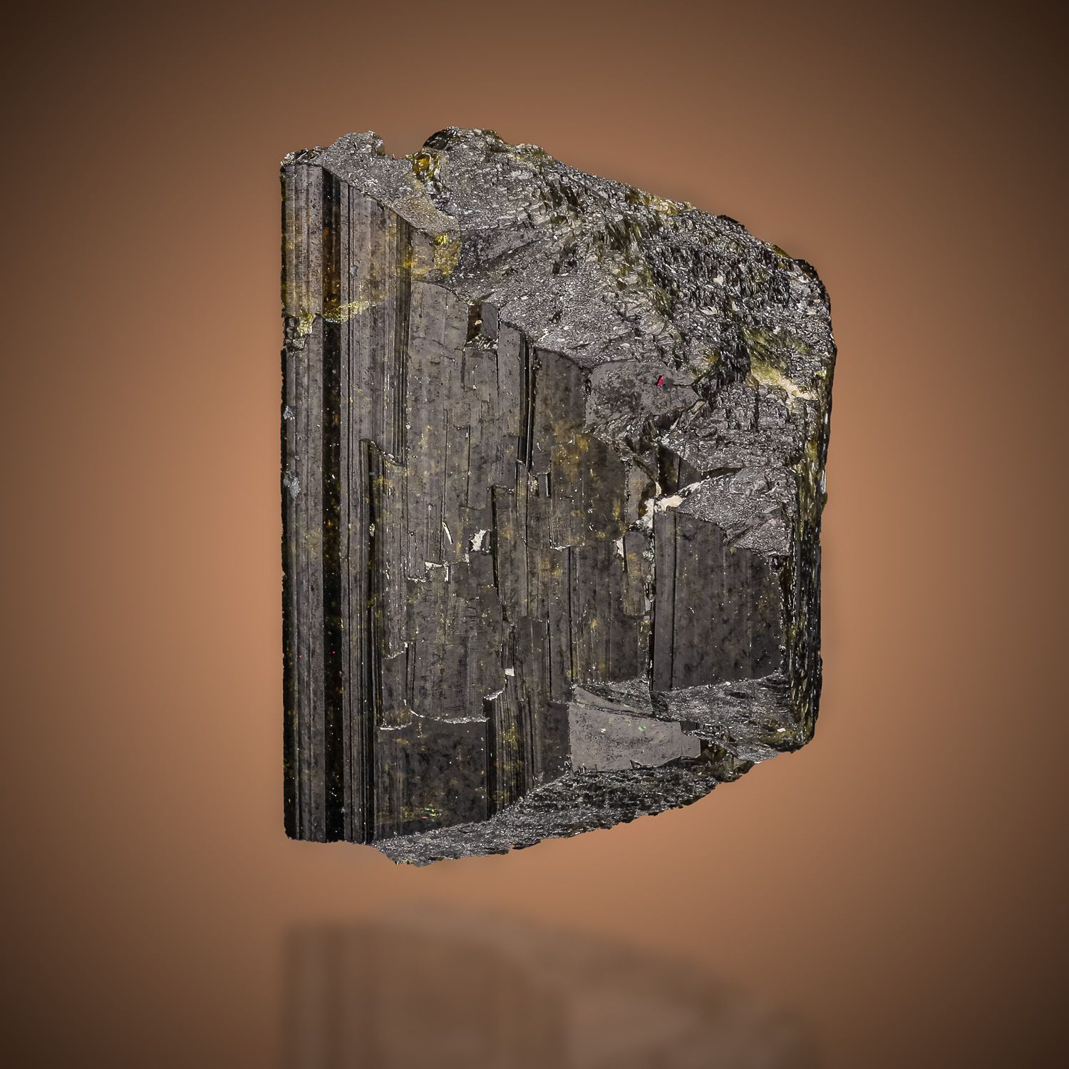 Wendel-Minerals | Item: 4596 - Epidote-Calumet Mine | Turret | Chaffee ...