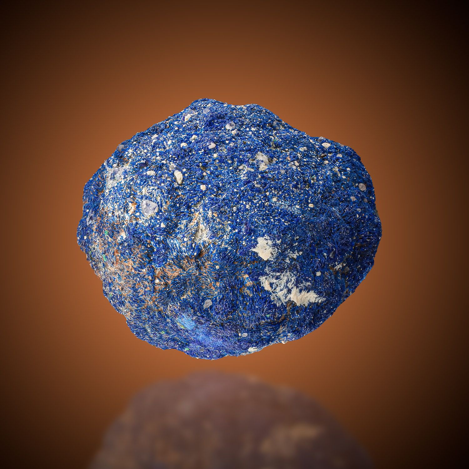 Wendel-Minerals | Item: 4770 - Azurite-Blue Ball Mine | Globe | Globe ...