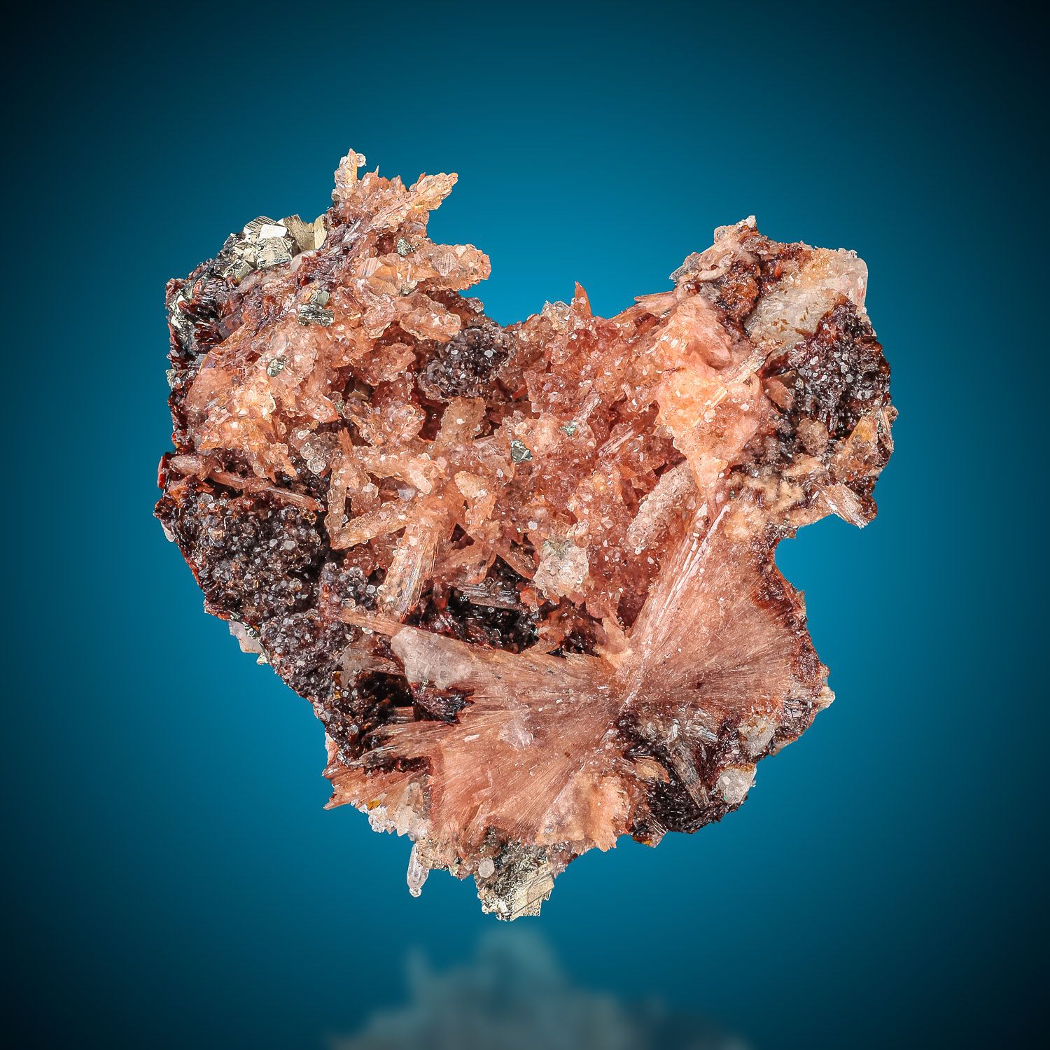 Wendel-Minerals | Item: 3216 - Hubeite-Fengjiashan Mine | Daye Co ...