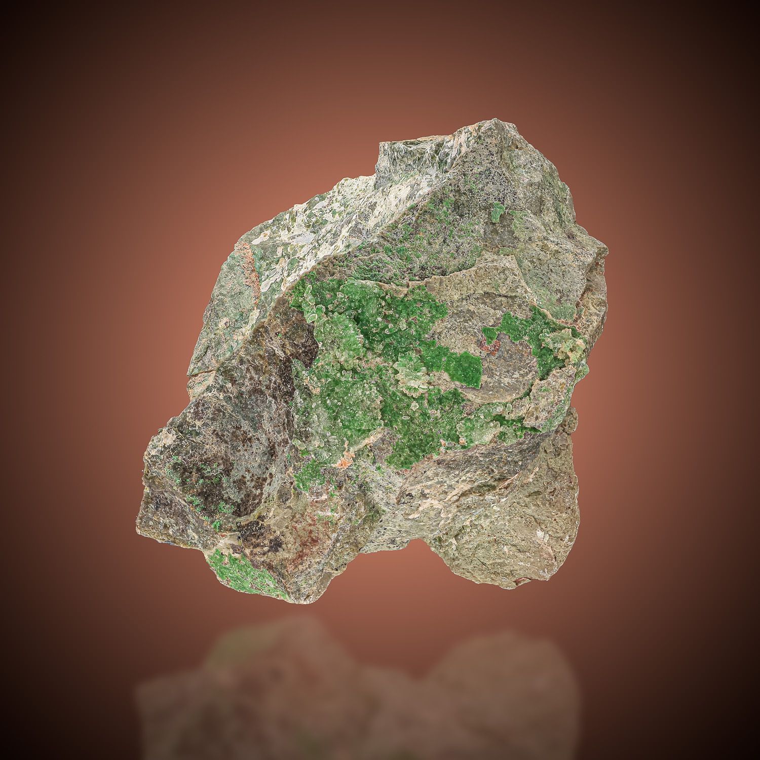 Wendel-Minerals | Item: 3594 - Faustite-Copper King Mine | Schroeder ...