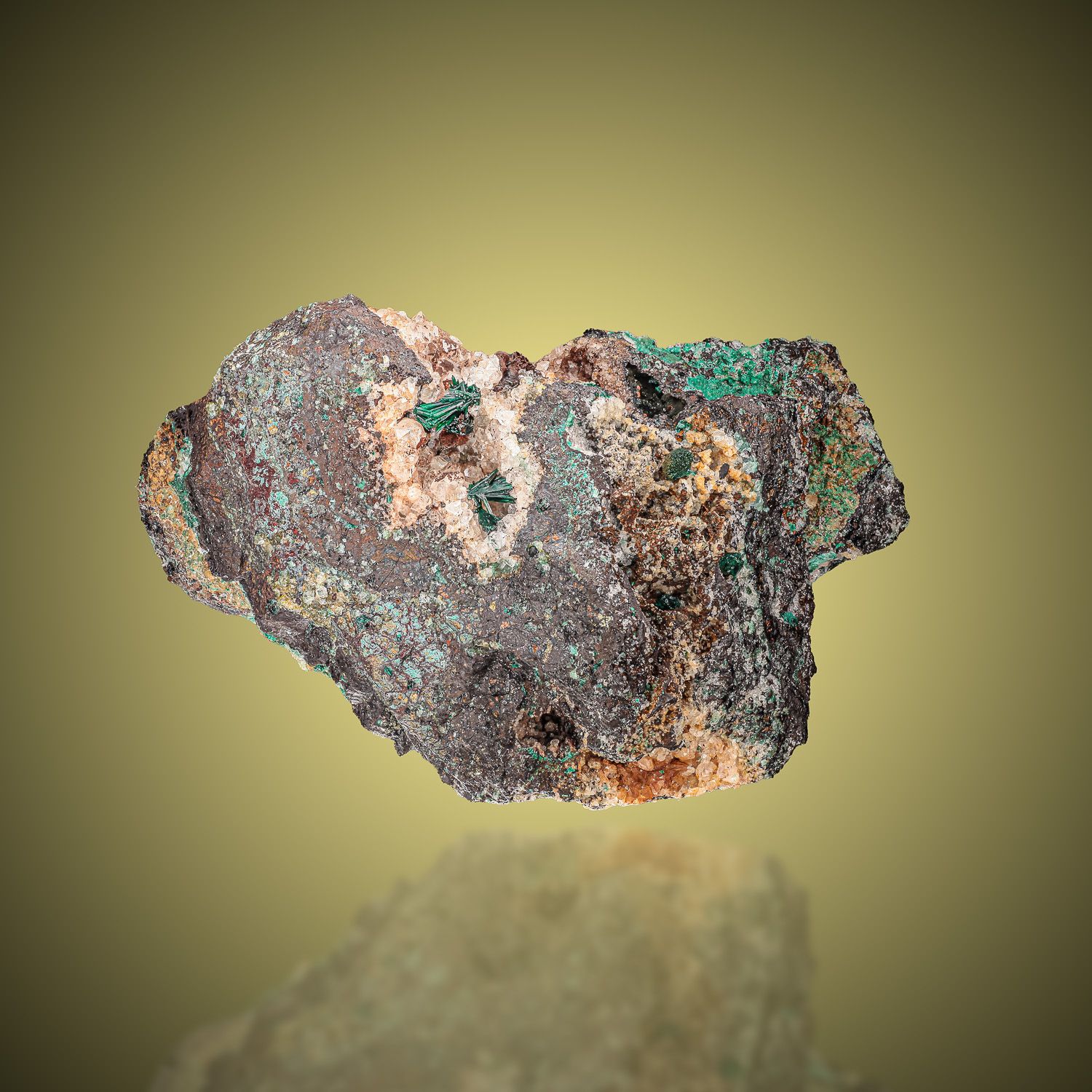 Wendel-Minerals | Item: 3750 - Malachite-Anna Quarry | Letmathe | Hagen ...