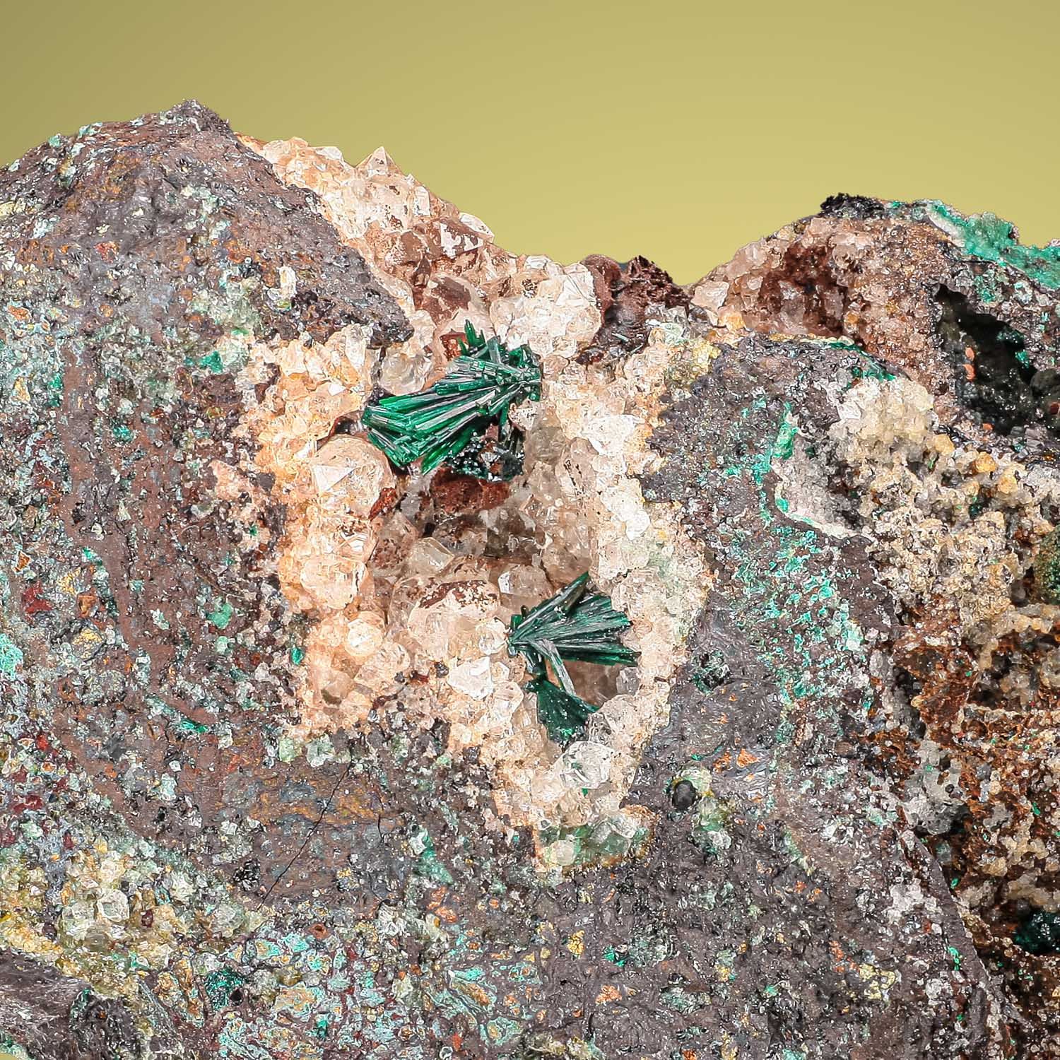 Wendel-Minerals | Item: 3750 - Malachite-Anna Quarry | Letmathe | Hagen ...