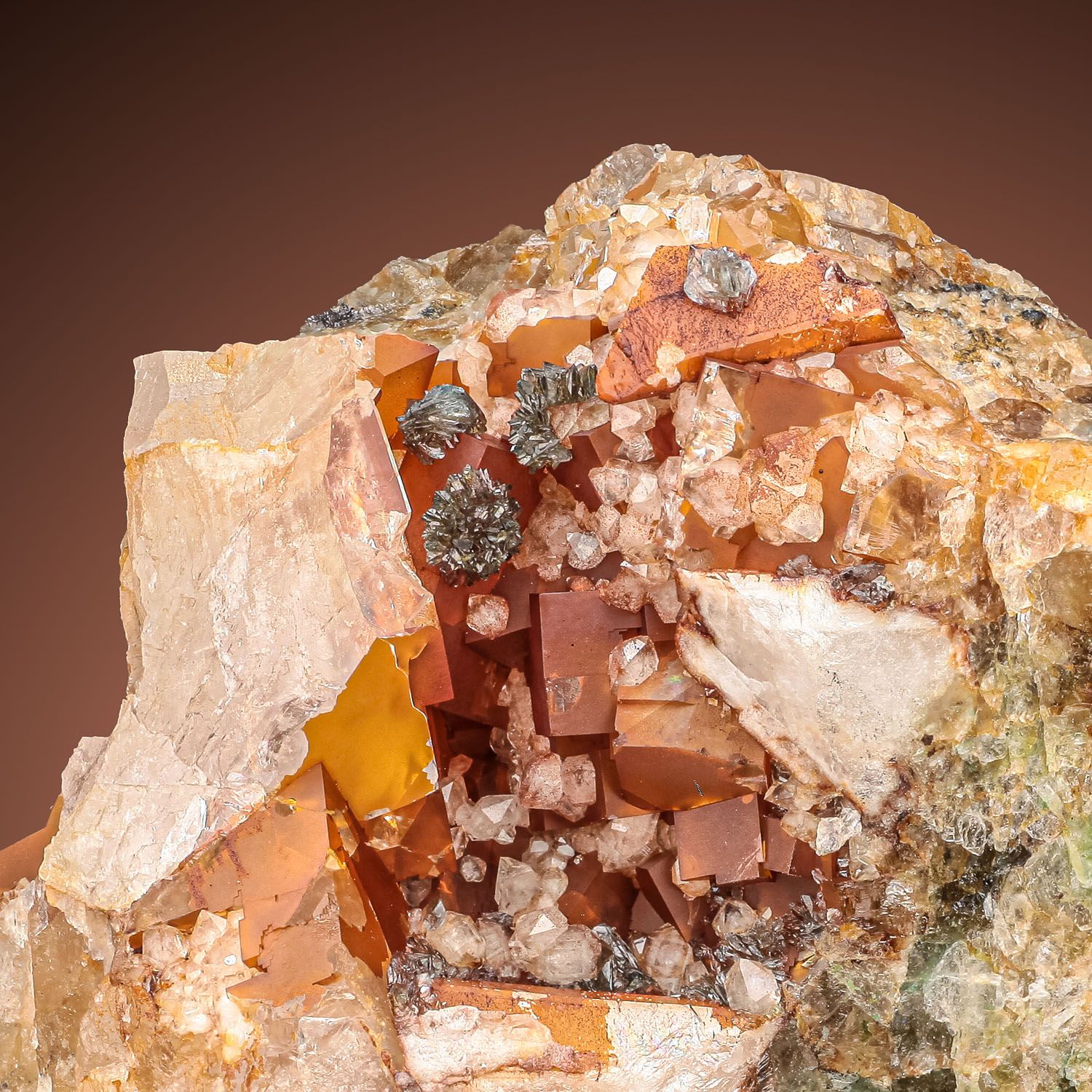 Wendel-Minerals | Item: 5224 - Scorodite-Clara Mine | Wolfach | Black ...