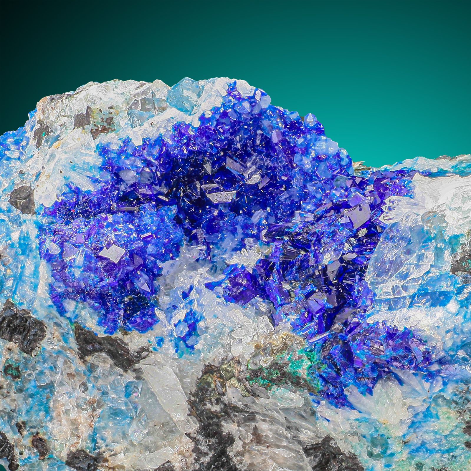 Wendel-Minerals | Item: 5455 - Linarite-Blanchard Mine | Bingham ...