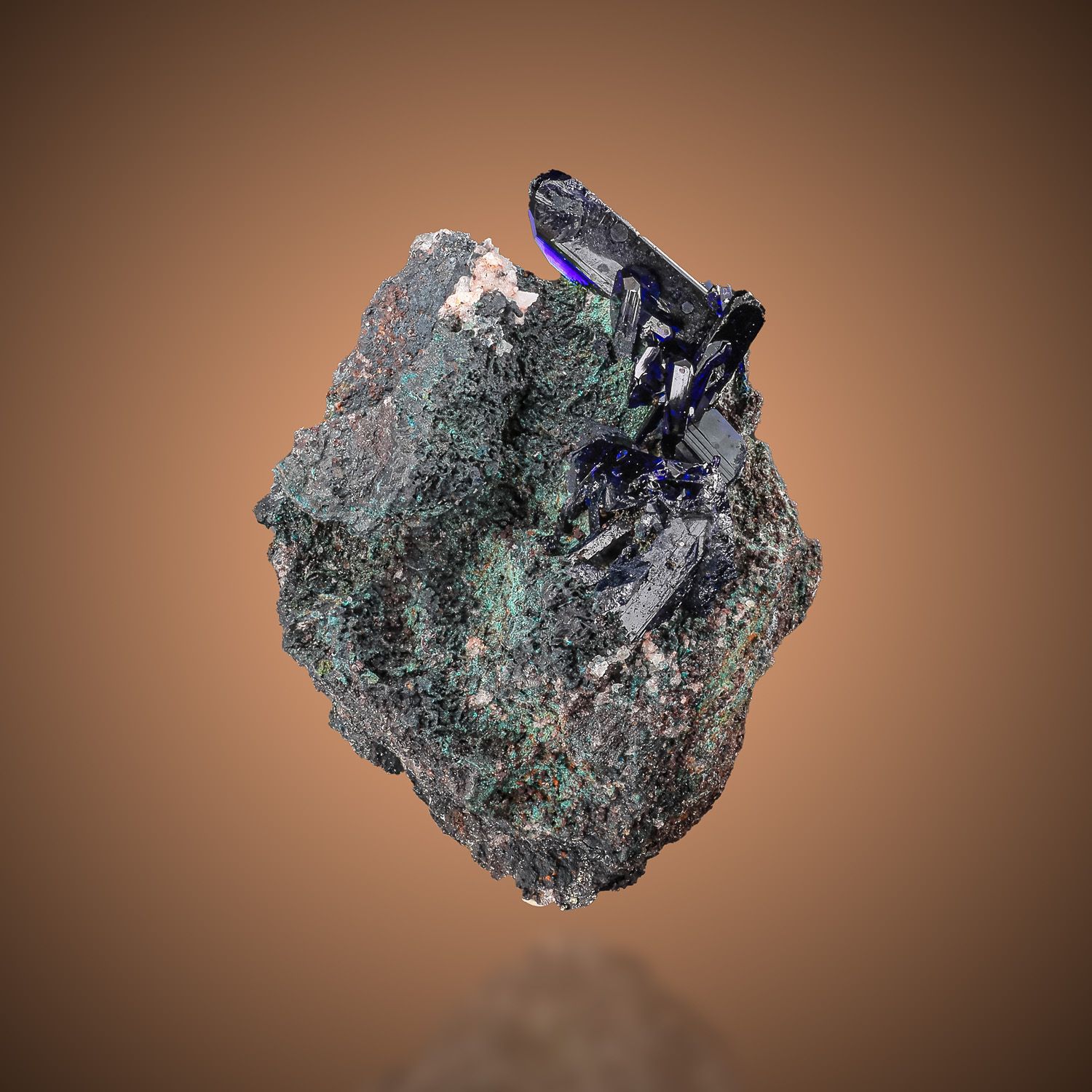 Wendel-Minerals | Item: 5469 - Azurite-Tsumeb Mine (Tsumcorp Mine ...