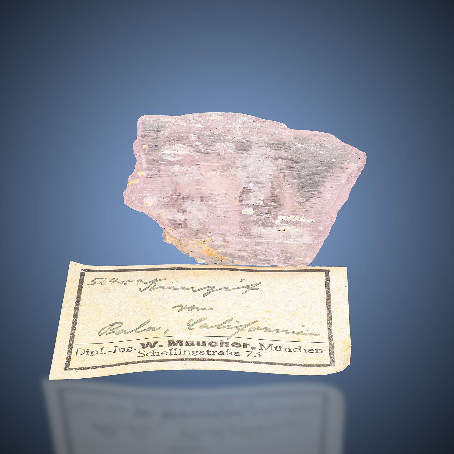Wendel-Minerals | Item: 5607 - Kunzite-Pala Chief Mine | Pala Mining ...