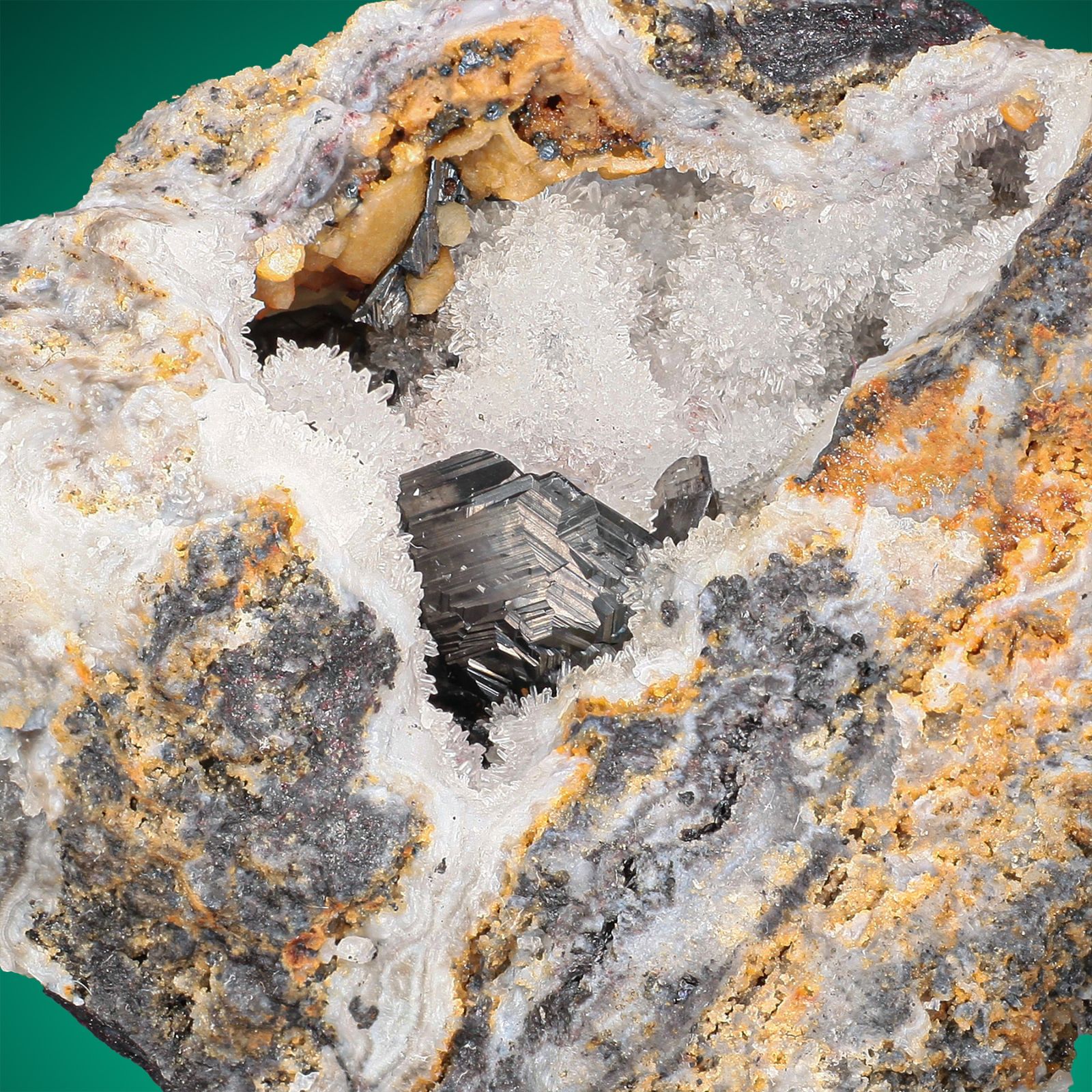 Wendel-Minerals | Item: 5661 - Polybasite-San Luis Mine | Fresnillo ...
