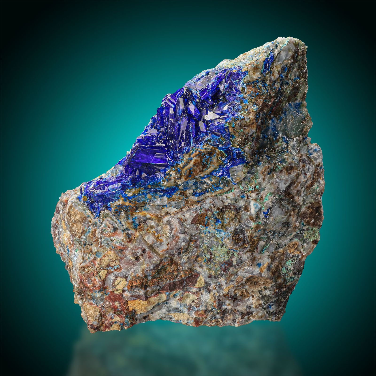 Wendel-Minerals | Item: 5897 - Linarite-Blanchard Mine | Bingham ...