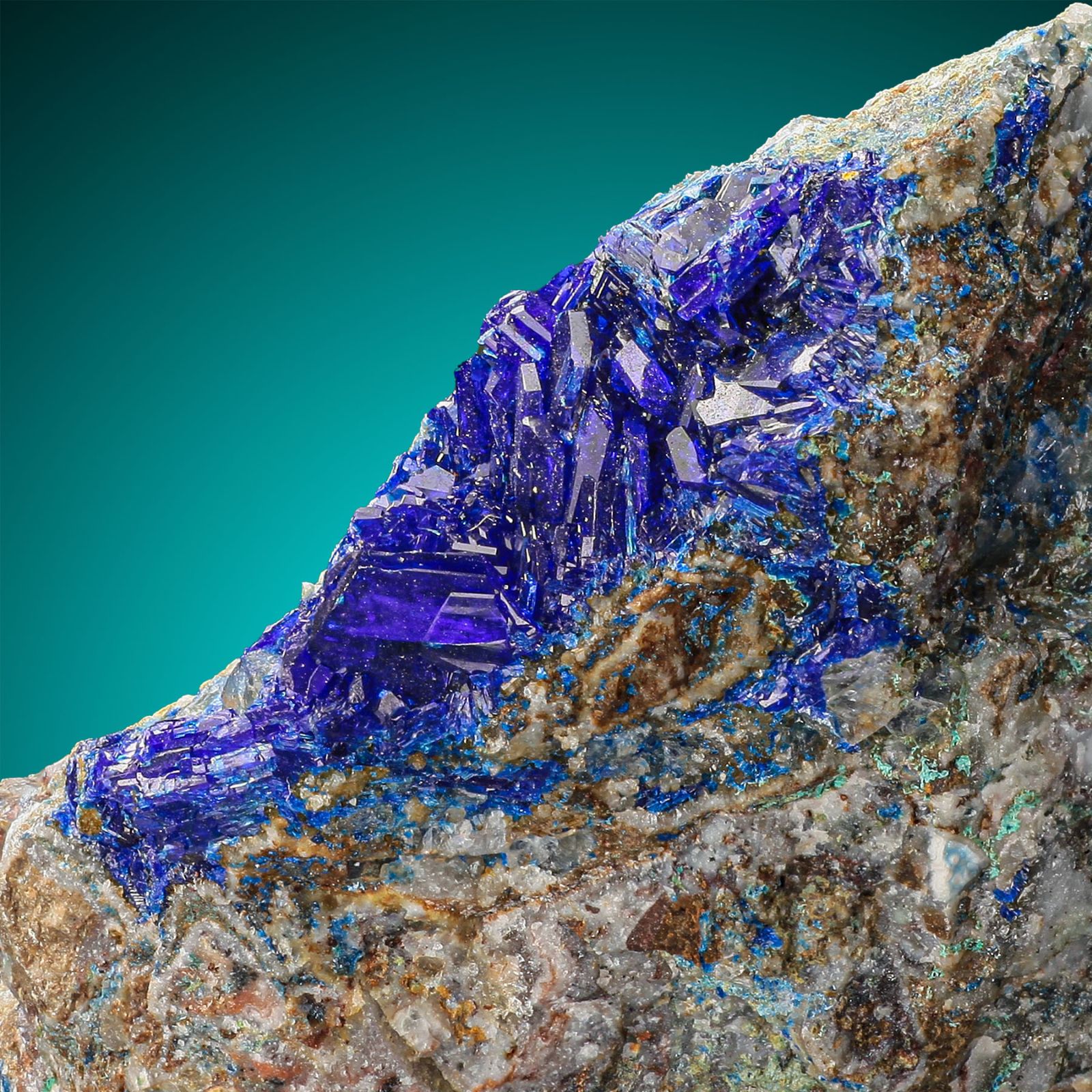 Wendel-Minerals | Item: 5897 - Linarite-Blanchard Mine | Bingham ...