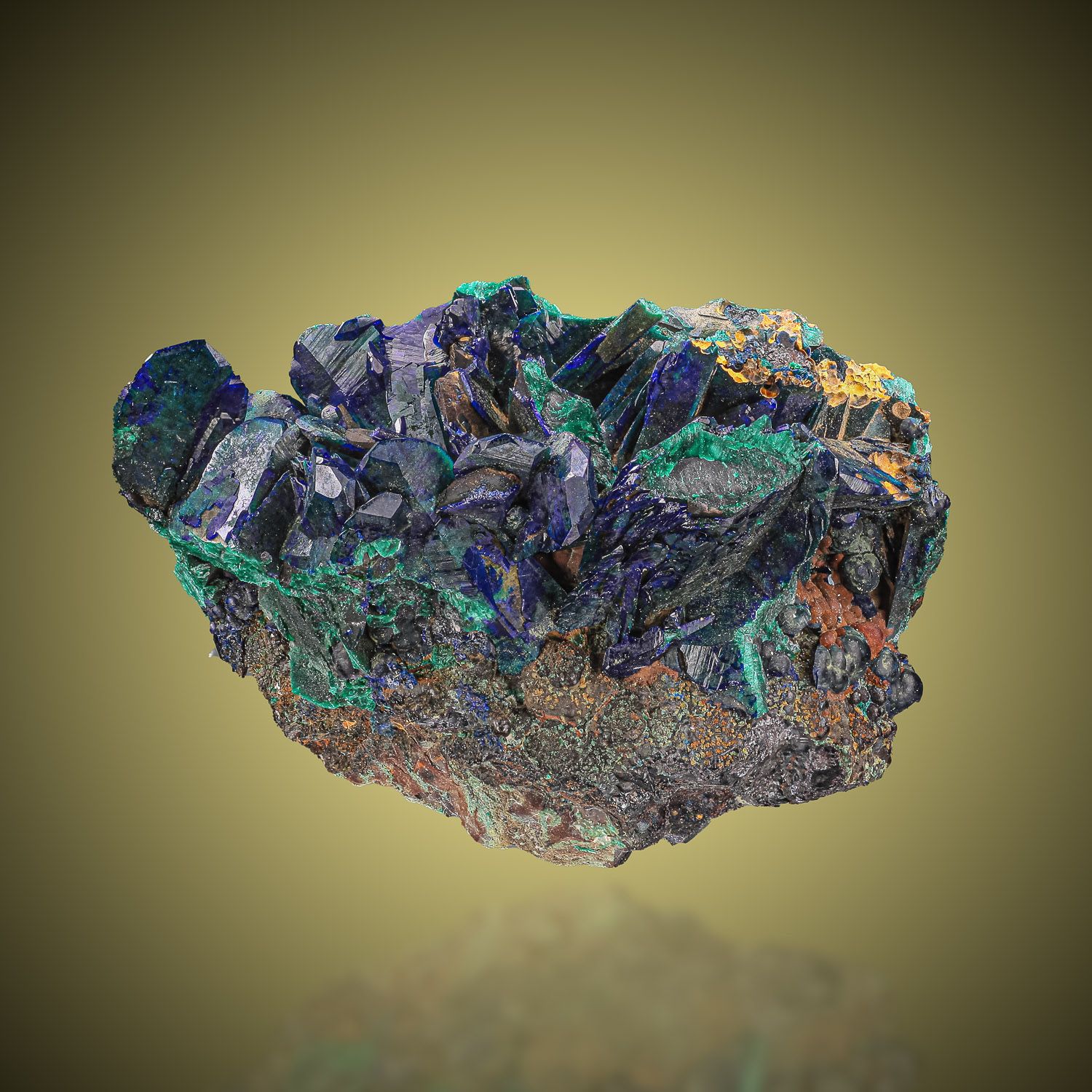 Wendel-Minerals | Item: 5920 - Azurite-Sepon Mine | Viraboury District ...