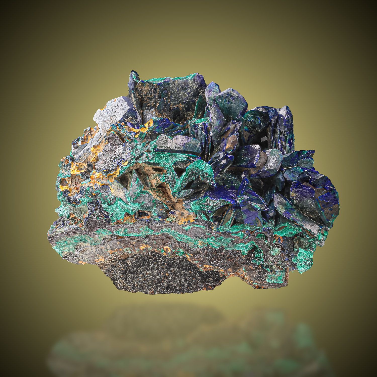 Wendel-Minerals | Item: 5920 - Azurite-Sepon Mine | Viraboury District ...