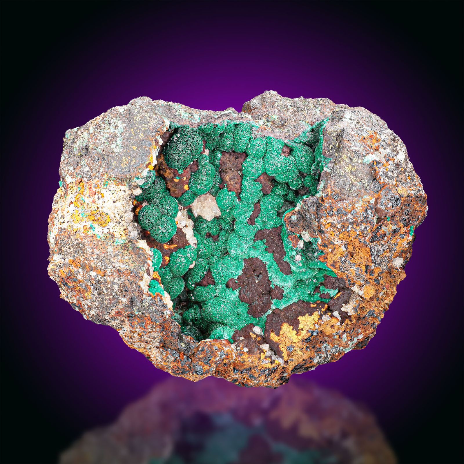 Wendel-Minerals | Item: 6060 - Malachite-Kupferberg Mine | Letmathe ...