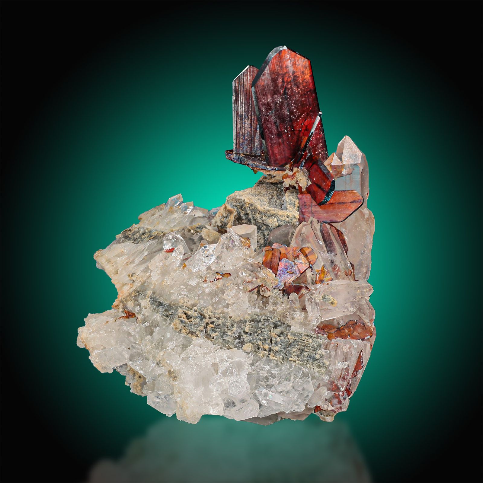 Wendel-Minerals | Item: 6248 - Brookite-Zard Mt. | Ras Koh Mts ...