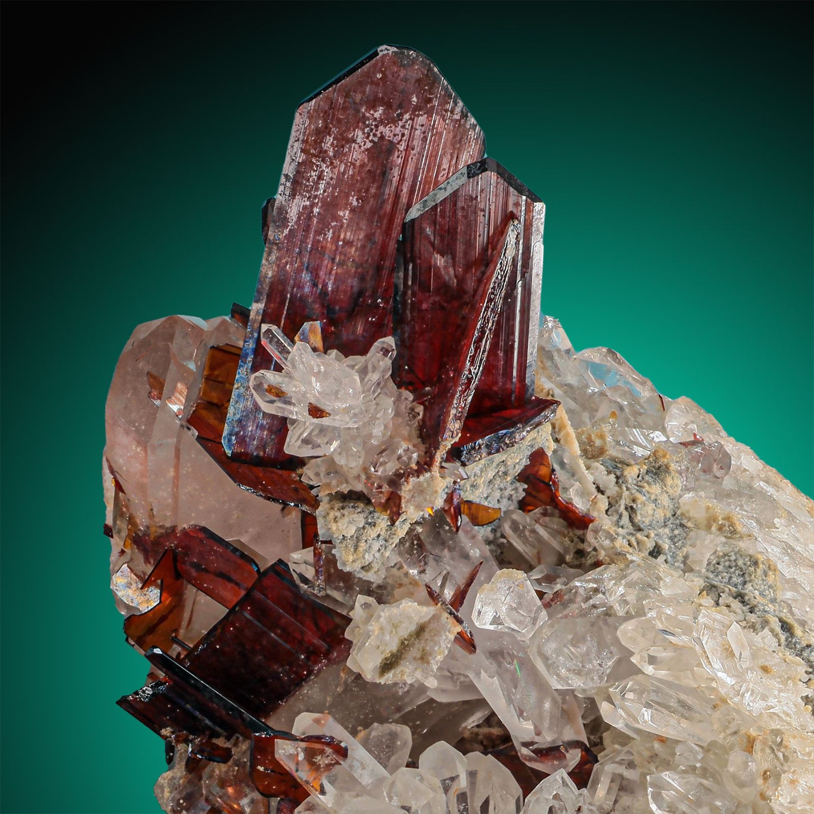 Wendel-Minerals | Item: 6248 - Brookite-Zard Mt. | Ras Koh Mts ...